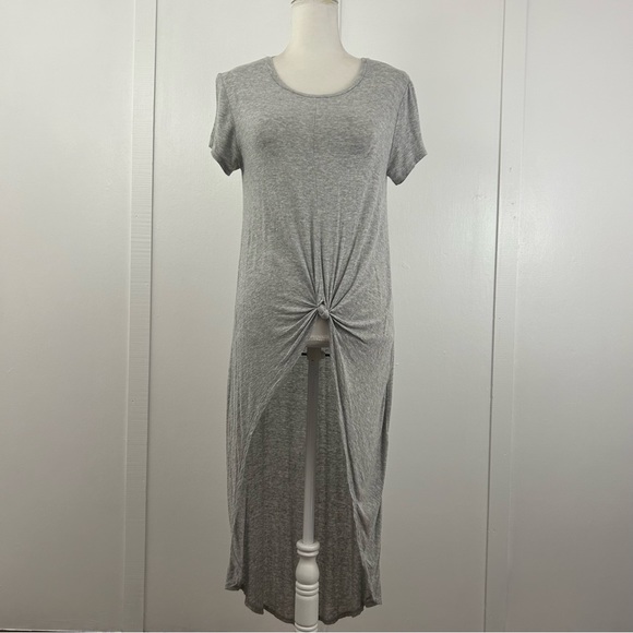 Half & Half | Tops | Half Half Womens Top Gray Knot High Low Size L ...
